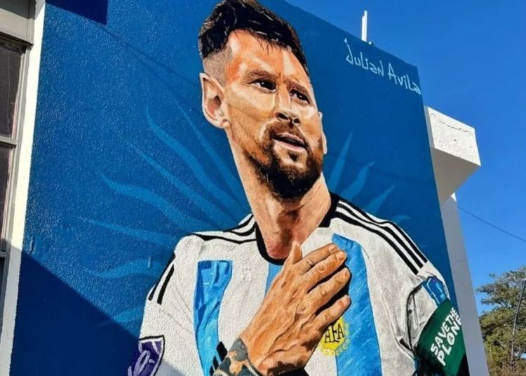Messi inmortalizado en las calles de Santiago del Estero | Street Art Latam